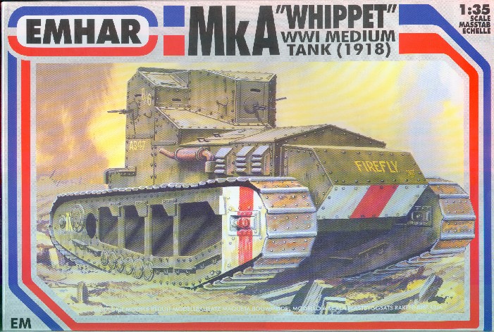 Emhar 1/35 WWI British Whippet Mk IV Tank