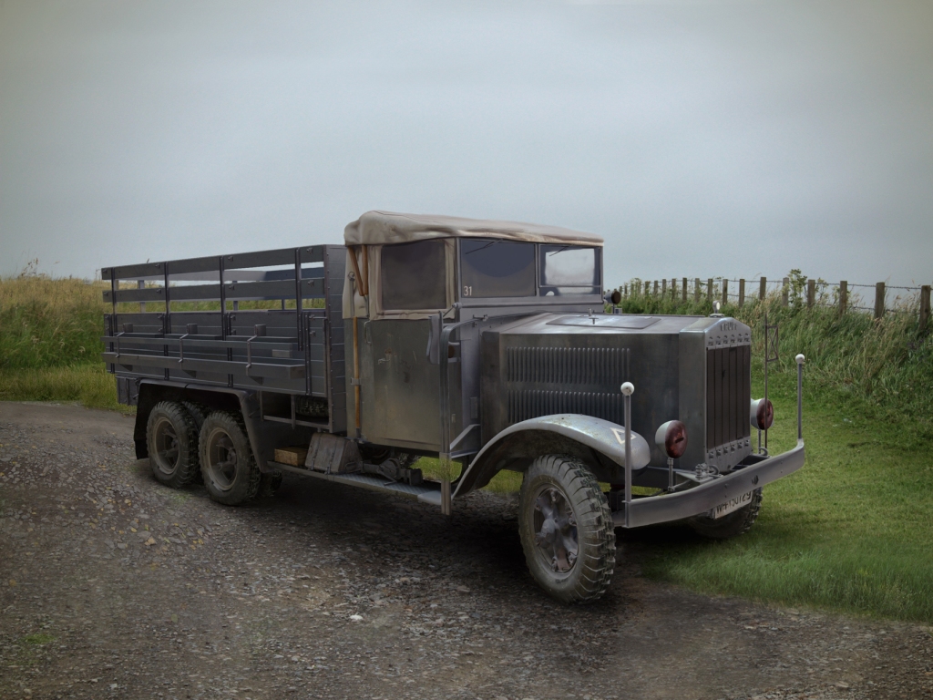 ICM Models 1/35 WWII Krupp L3H163 German Army Truck