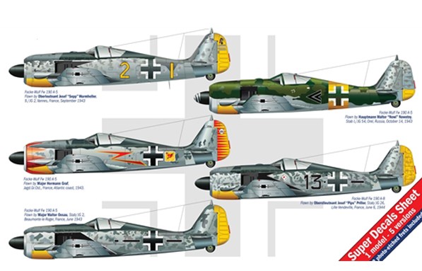 Italeri 1/48 Fw190A German Aces Aircraft