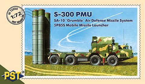PST Models 1/72 S300PMU (SA10 Grumble) Air Defense Missile on 5P85S ...